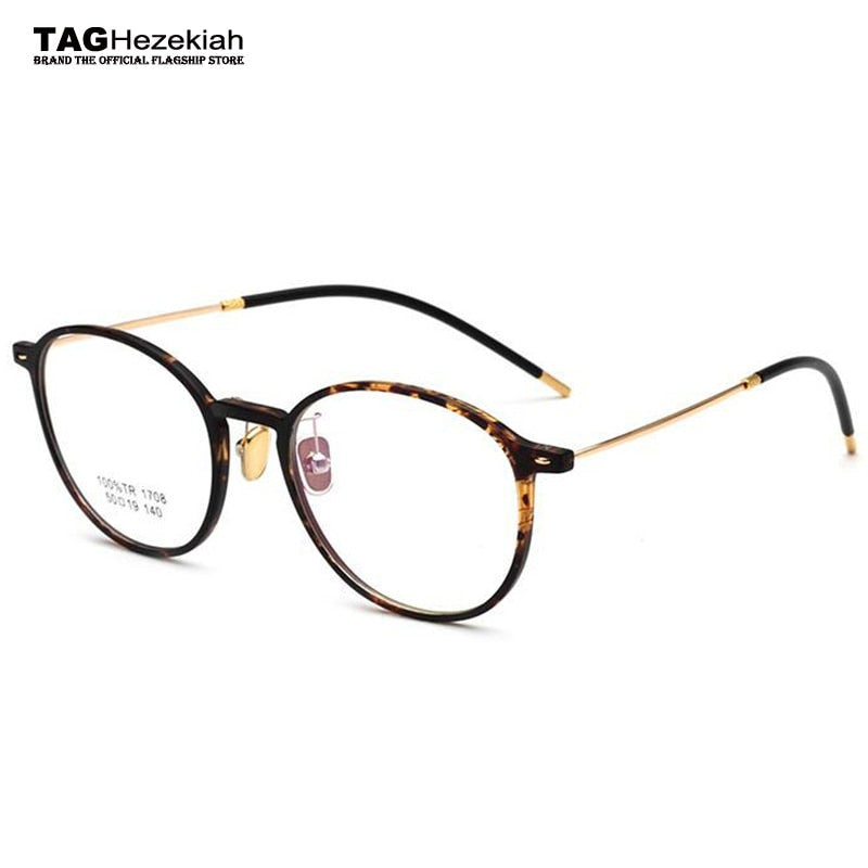 2023 TR90 Round glasses frame women glasses transparent eyeglasses men – Cinily
