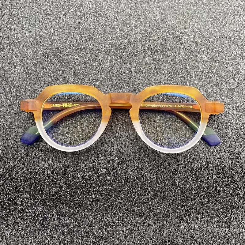 Frosted textured acetate men's frames handmade glasses Optical frames ...