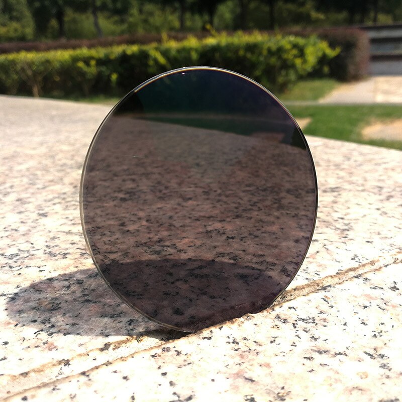 Grey Brown Photochromic Prescription CR-39 Resin Aspheric Lens – Cinily