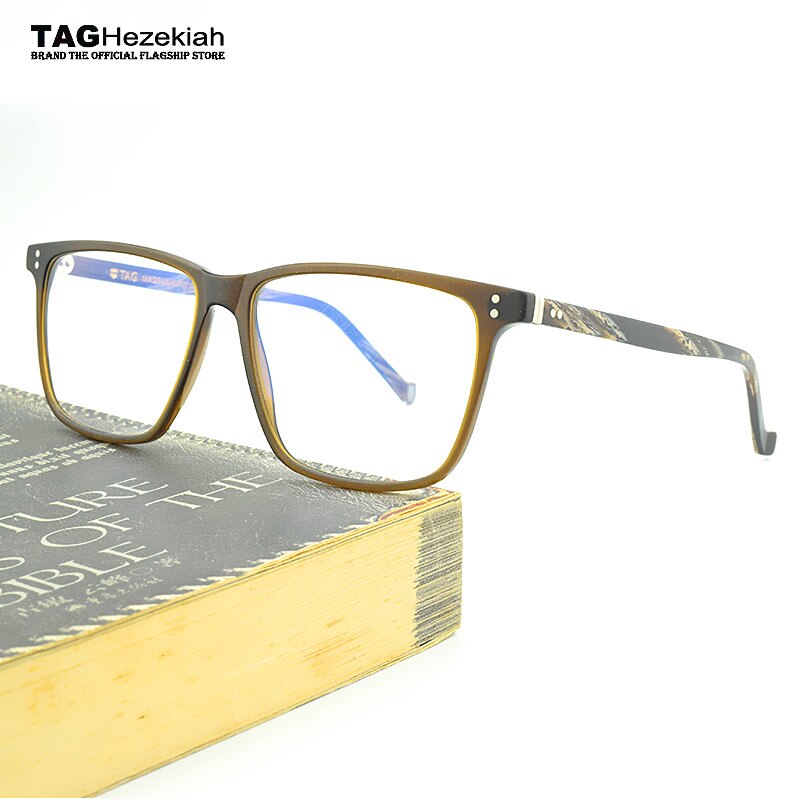 2023 glasses frame Retro TAG Hezekiah brand Big box eye glasses frame ...