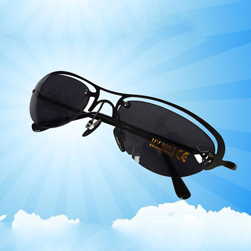 2023 Ultralight Cool The Matrix Style Polarized Sunglasses Men Rimless ...