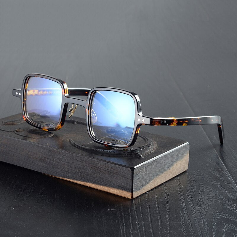 Acetate Transparent Clear Glasses Men Women Vintage Small Round Glasse ...