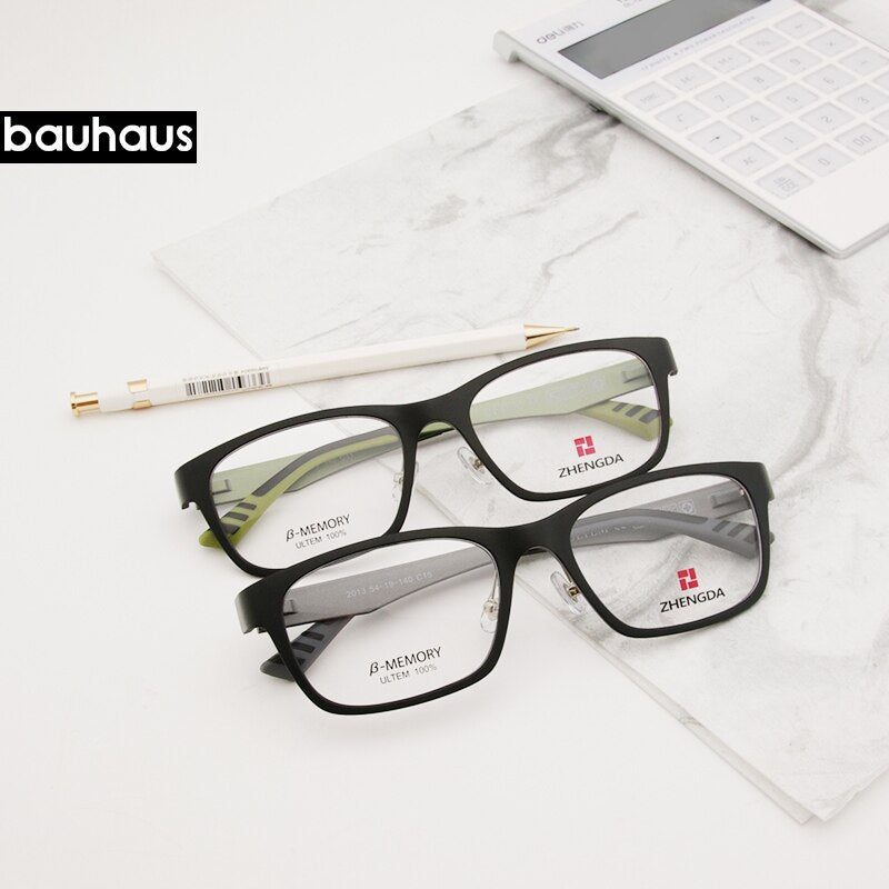 Bauhaus Ultralight ultem Myopia Optical Glasses Frame Men Full Frame R ...
