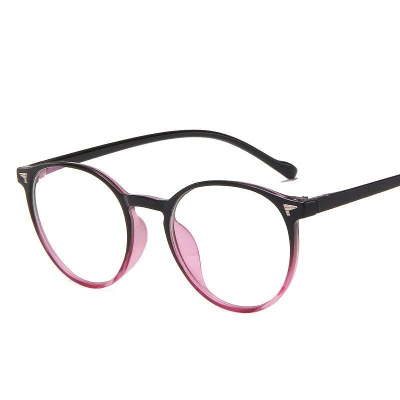 Classic Round Glasses Frame Female Optical Men Women Plastic Vintage R ...