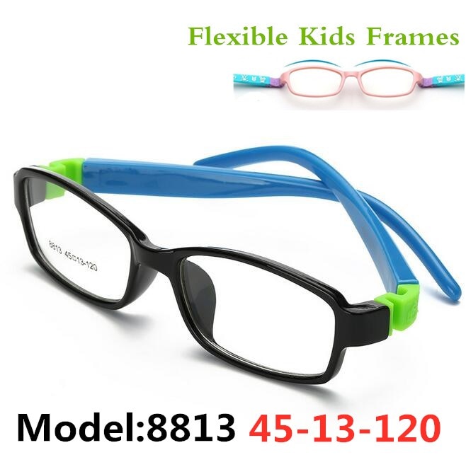 Cute Acetato Rubber Kids Glasses Frame Flexible Spectacles Children Fr ...