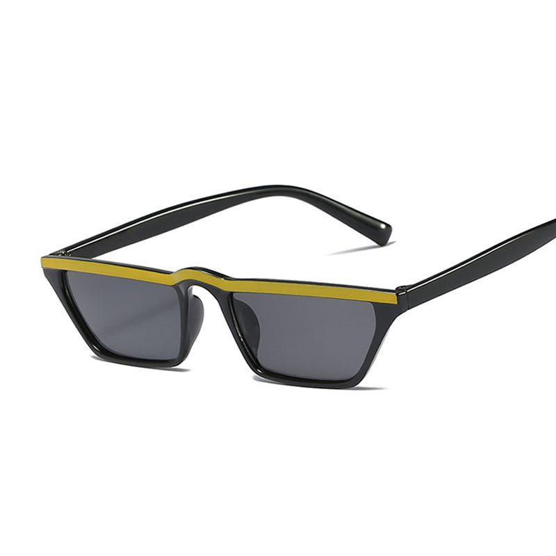 Design Sun Glasses for Women Flat Top Mirror Square Sunglasses Frame C ...