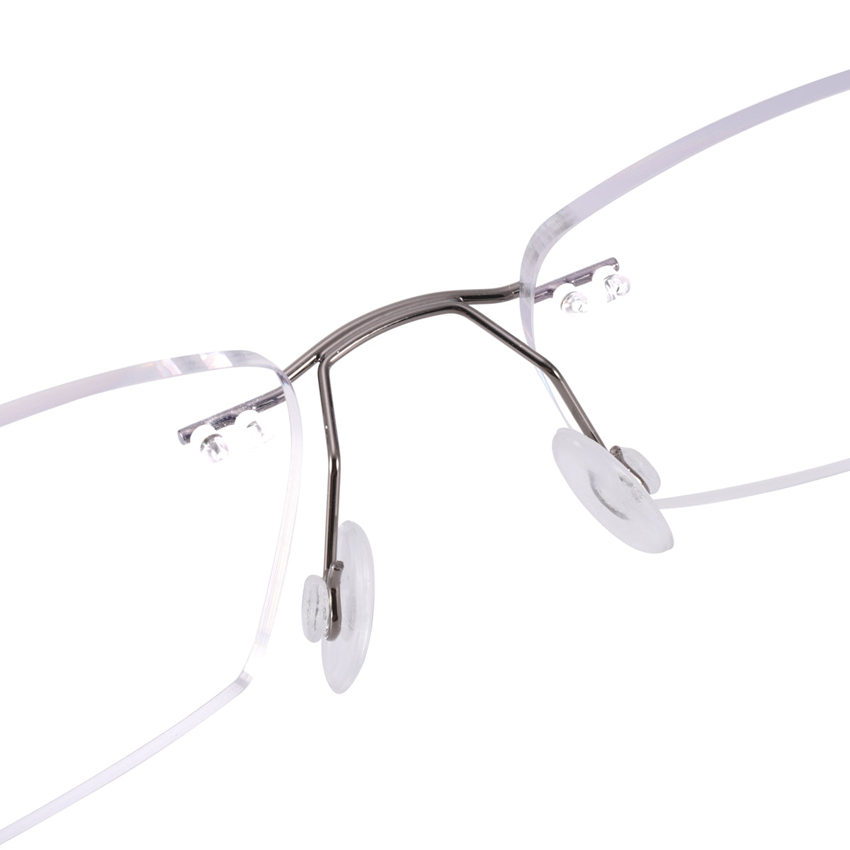 Super Flex and Light Memory Titanium Rimless Eyeglasses Frames For Myo ...
