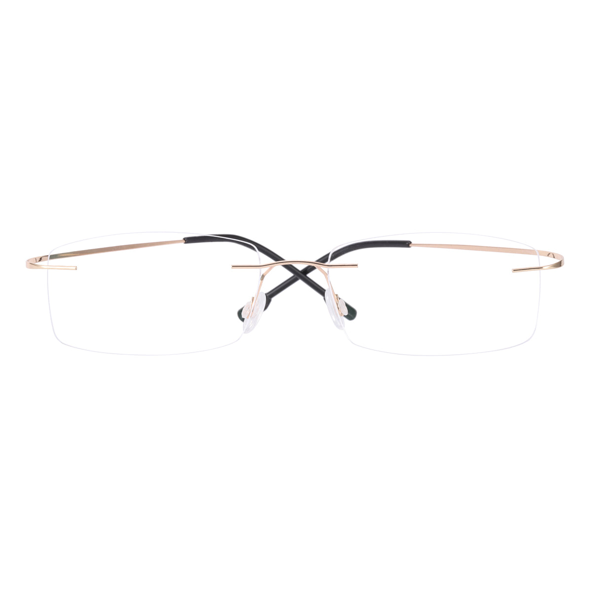 Super Flex and Light Memory Titanium Rimless Eyeglasses Frames For Myo ...