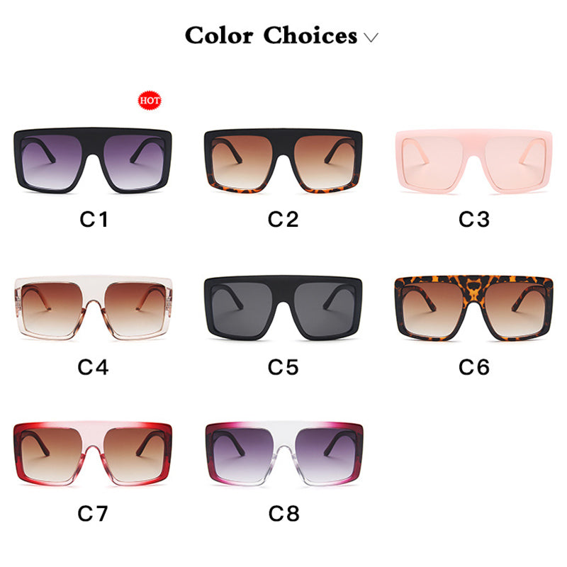 Fenqiqi Pink Google Sunglasses Girls Oversized Big Frame Square Sun Gl ...