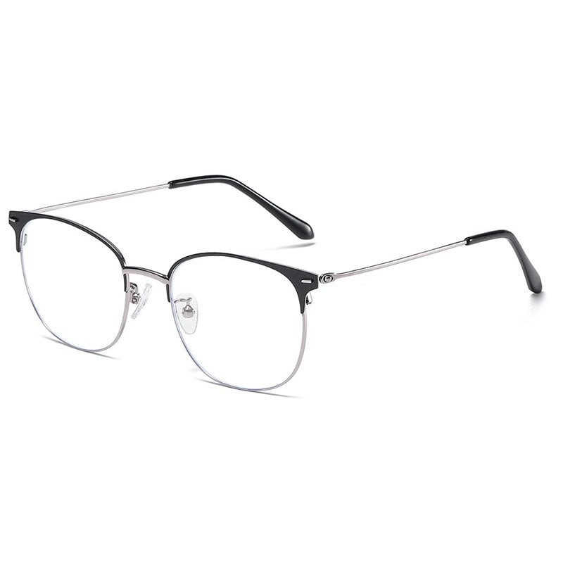 Full Rim Metal Frame Glasses For Male and Female Retro Business Style ...