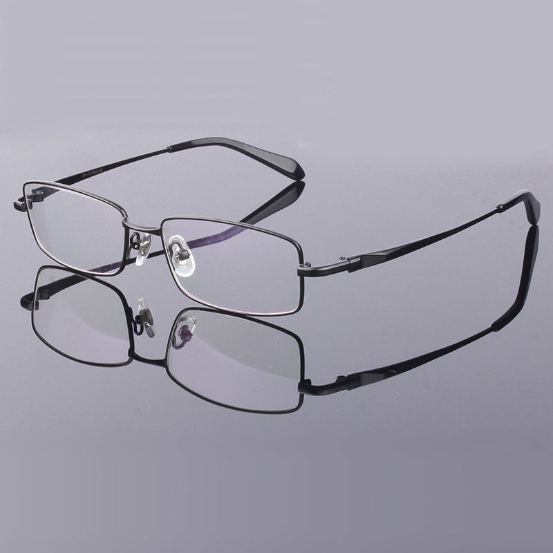 Full Rim Pure Titanium Eyeglasses Frame for Men Optical Glasses Frame ...