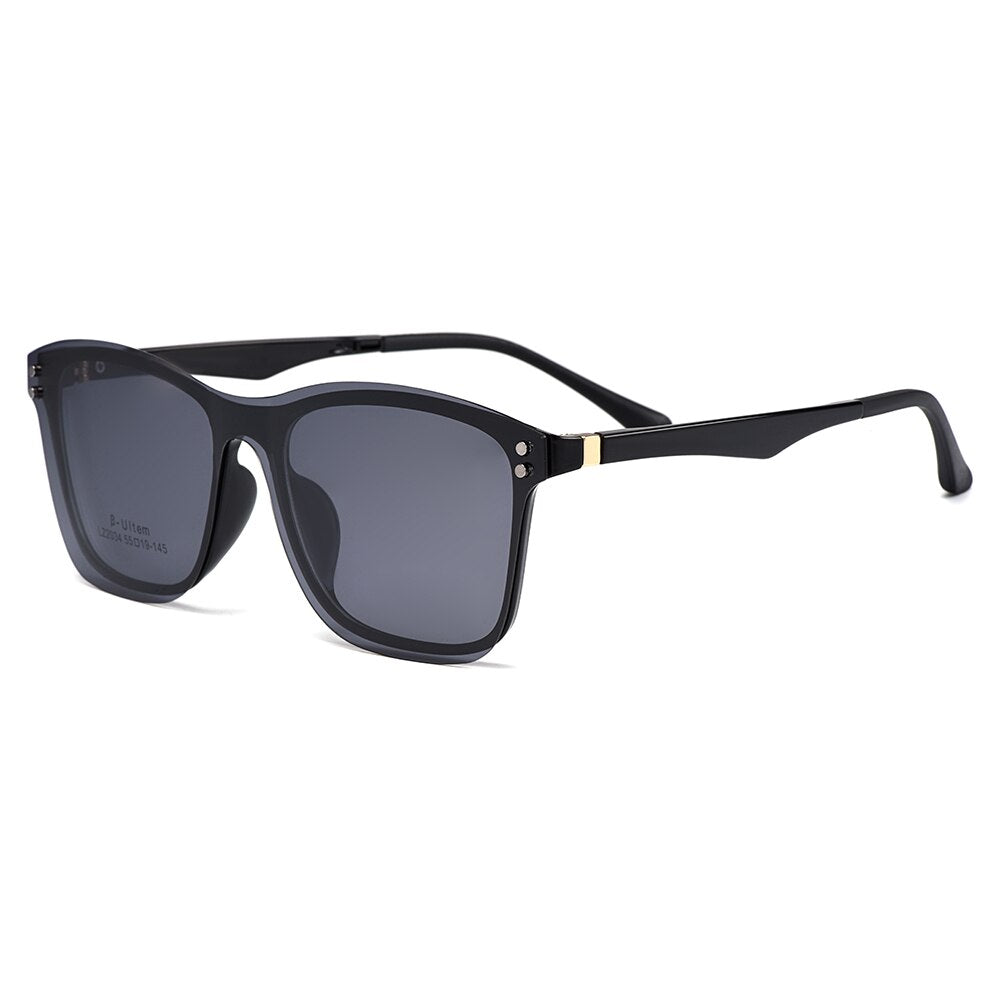 Gmei Optical Men Large Square Ultralight Ultem Glasses Frame Polarized ...