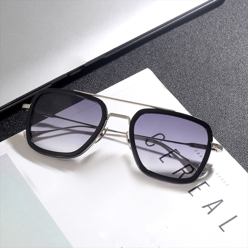 Iron Man Tony Stark Sunglasses 006 Style Sun glasses Spider Man Edith ...