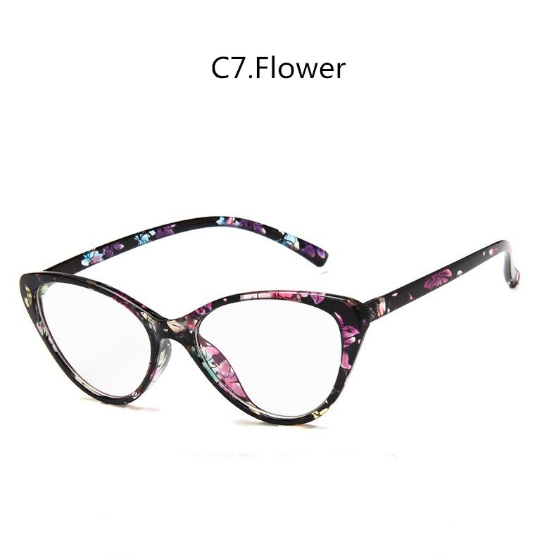 Kottdo Vintage Cat Eye Glasses Women Eyeglasses Frame Optical Spectacl