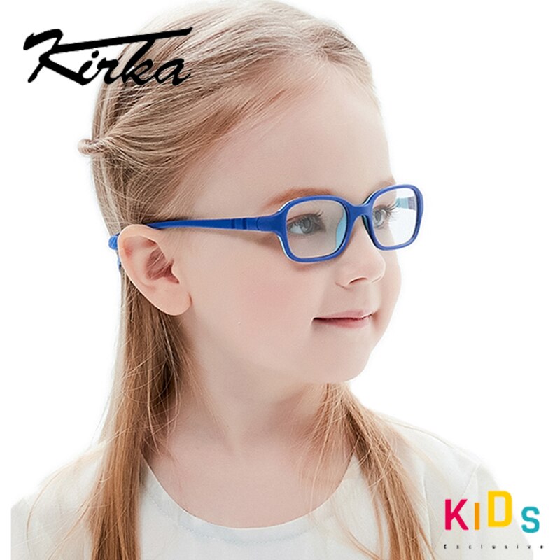 Kirka Flexible Kids Eyeglasses Frame TR90 Children Glasses Unbreakable ...