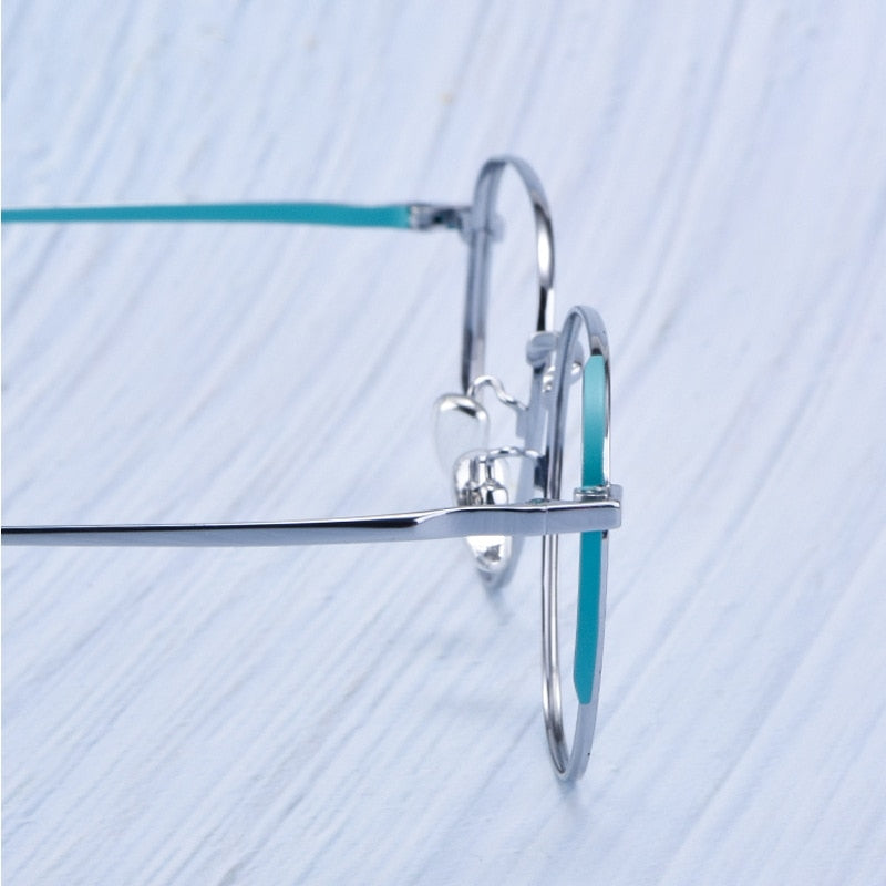 Men and women Ultralight Pure Titanium Eyeglasses Frames Full Frame Re ...