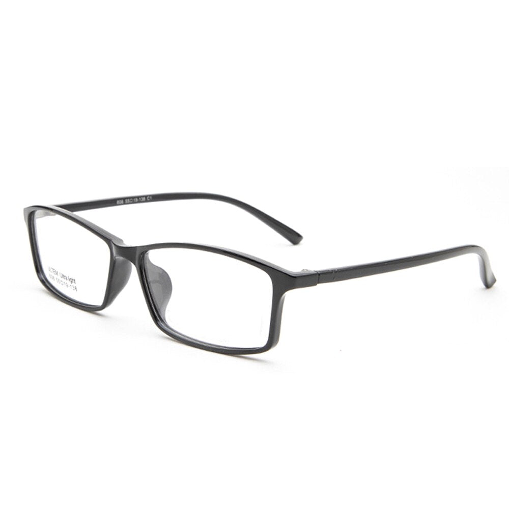 Rectangle Glasses Frame Men Women Large Eyeglasses Flexible BSX606 Can ...