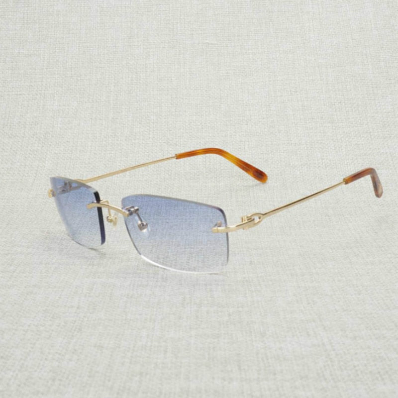 Vintage Rimless Eyeglasses